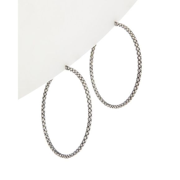 Celine | Accessories | Celine Animals Thin Hoops Silver | Poshmark